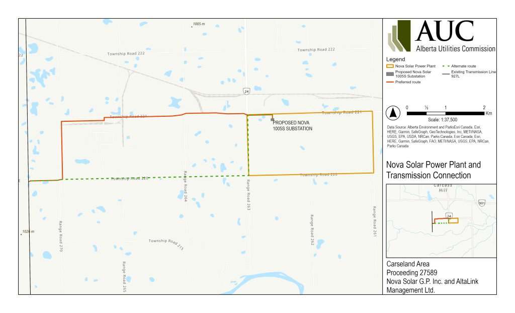 Nova Solar Power Plant and Transmission Connection Project - AUC