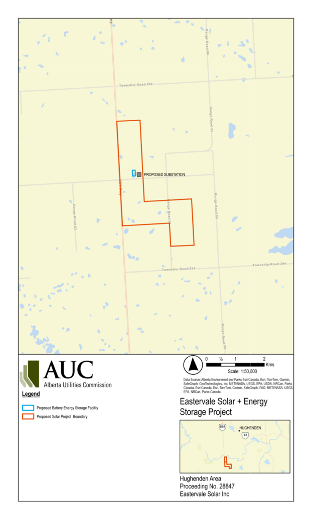 Eastervale Solar + Energy Storage Project - AUC